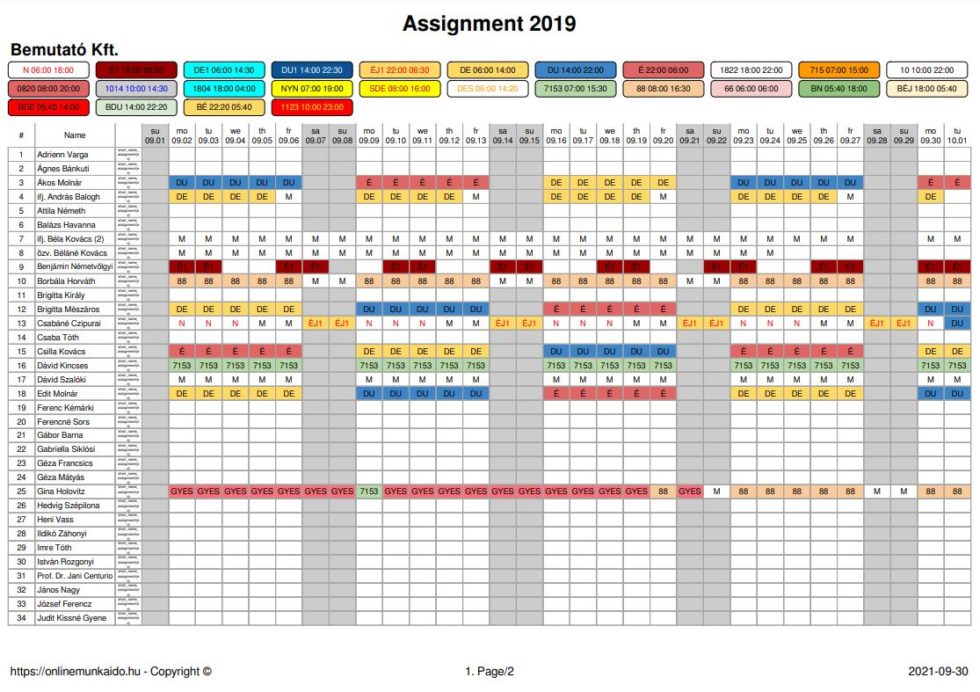 SCHEDULE MODULE - Online Digital Tool System
